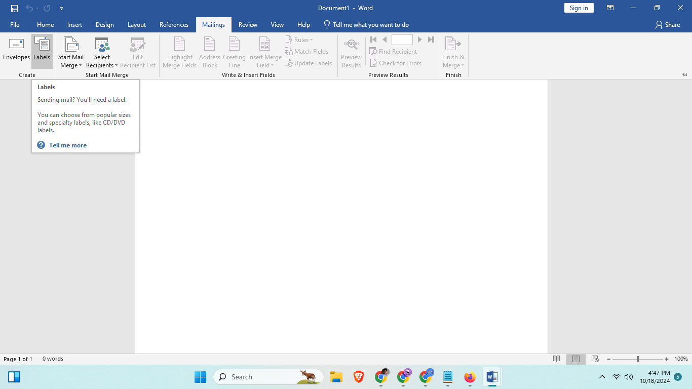 How to Use Label Templates in Microsoft Word Like a Pro | MSW Tutor.