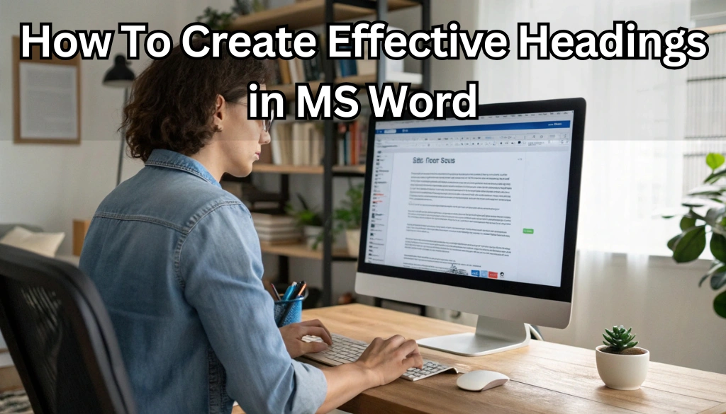 How To Create Effective Headings In MS Word? | MSW Tutor. How To Create Effective Headings In MS Word? | MSW Tutor.
